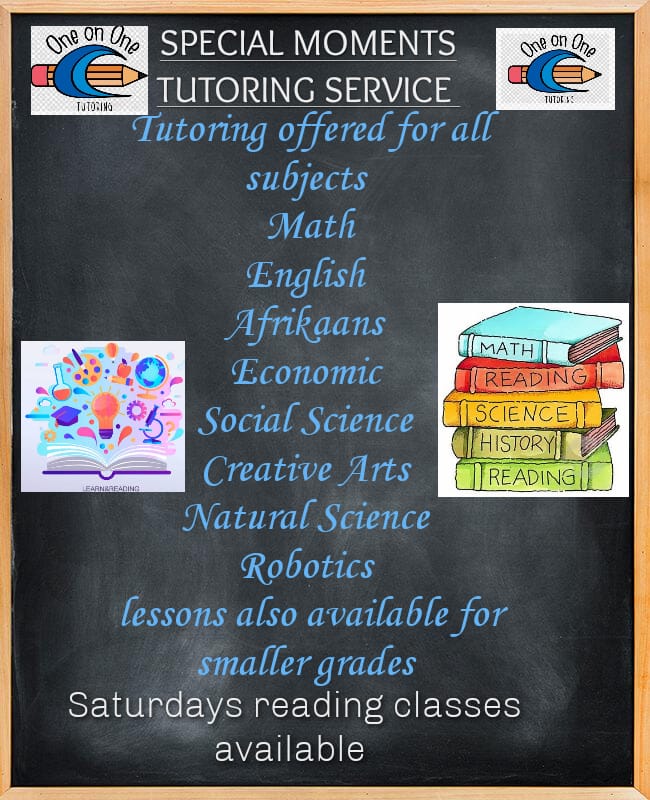 Tutoring Center – Special Moments Day/After Care